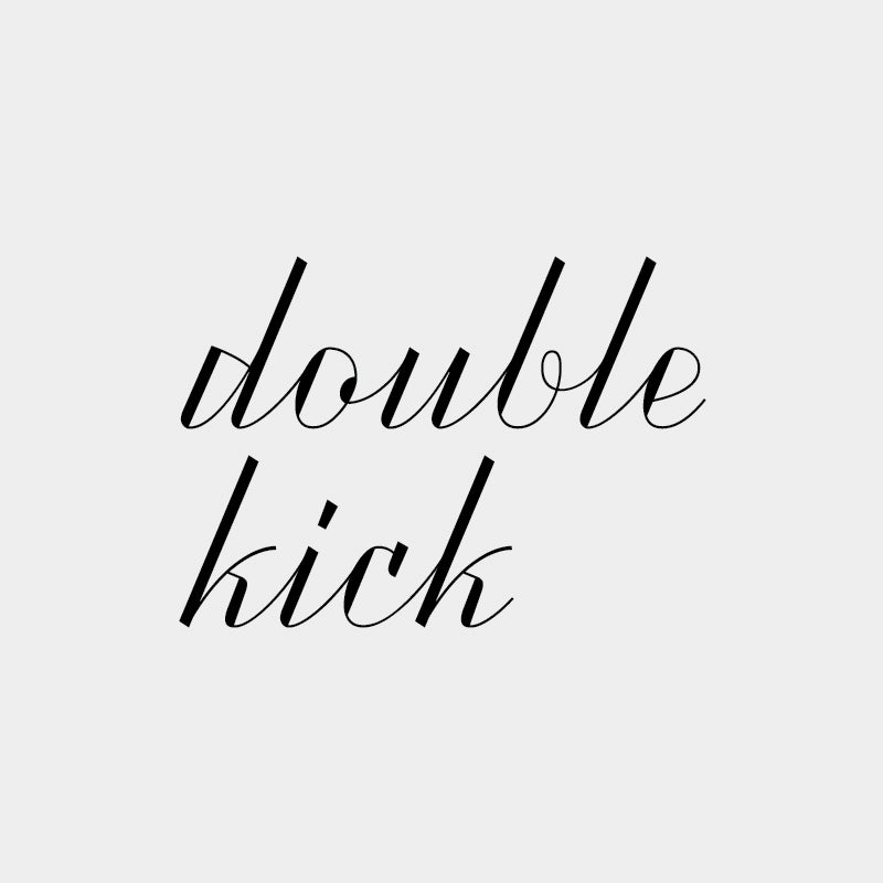 Minimalist Style with an Edge | Double Kick